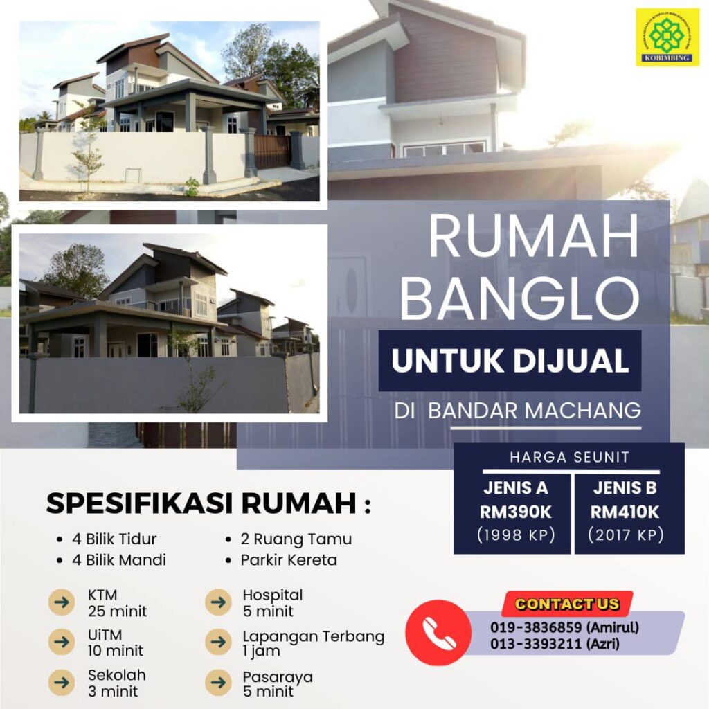 Rumah Banglo Untuk Dijual – KOBIMBING